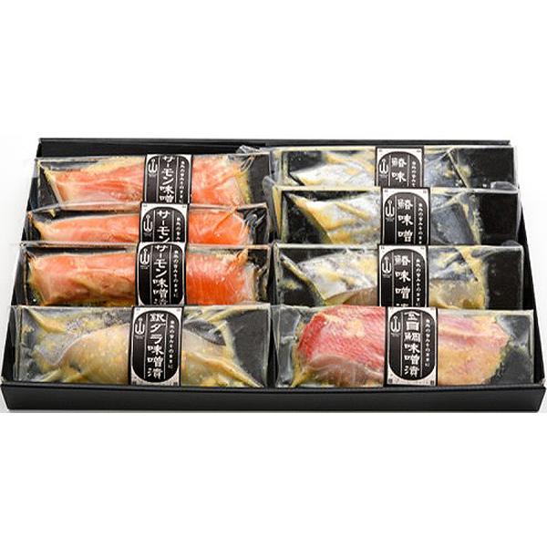 平成26年度水産庁長官賞受賞!!   永平寺御用達“米五の味噌”を海鮮味噌漬け用に調合し低温でじっくりと熟成させました。   味噌漬けに合う4種の魚種を厳選しました。新鮮な魚の味と粒白味噌の甘味が絶妙に引き立てあう逸品。   お酒のおつまみ...