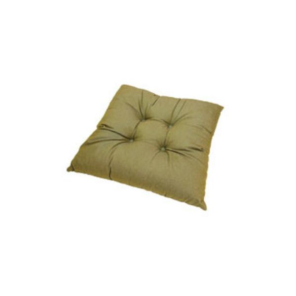 生地はツイルデニムを使用。頑丈で洗濯にも強く、使い込むうちにデニムの風合いが出てきます。日頃使う座布団でお尻や足下をからじんわり。・カラー: ミリタリーオリーブ・材質: 表地／ツイルデニム綿100%、遠赤外線不織布／ポリエステル100%、中...