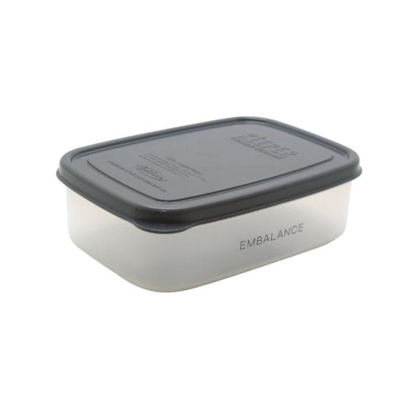 旧商品名：角型容器 小サイズ11.1×15.6×5（cm）容量590ml　耐熱温度（本体）-20〜140℃（フタ）-30〜60℃※角型のフタは電子レンジ・食器洗浄機のご使用をお控えください。素材（本体）ポリプロピレン（エンバランス加工）（フ...