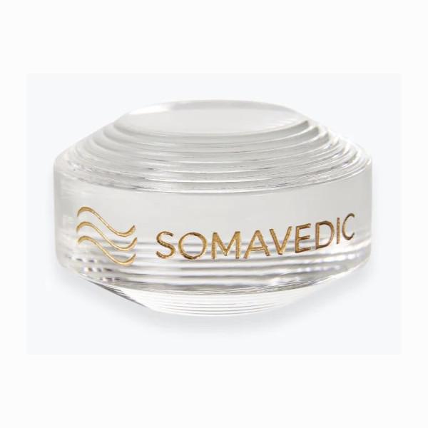 「マイルド・ピュア ポータブルボタン」はポータブルシリーズの中ではパワー「弱」。クリスタルガラス１００％です。【注意】ポータブルボタンはソマヴェディックではありません。ソマヴェディックと同じ効果はございません。 体のすぐそば（30cm〜50...