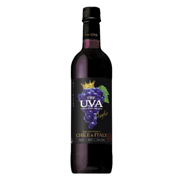 【内容量】720ml【アルコール度数】13％【タイプ】赤／ミディアムボディ【商品特徴】「THE UVA」は、日本の食卓に寄り添うチリワインベースの新ブランドです。重厚感のあるチリワインをベースに、果実味豊かなイタリアワインをブレンドすること...