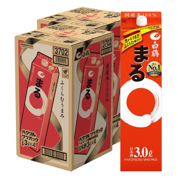 【内容量】3L×8本【アルコール分】13〜14％【原材料】米(国産)、米こうじ(国産米)、醸造アルコール、糖類、酸味料【商品特徴】マイルドタイプの酒で特別な麹菌を使い、旨味、酸味などの微妙な「支え味」を出しています。穏やかな香りは冷やでも燗...