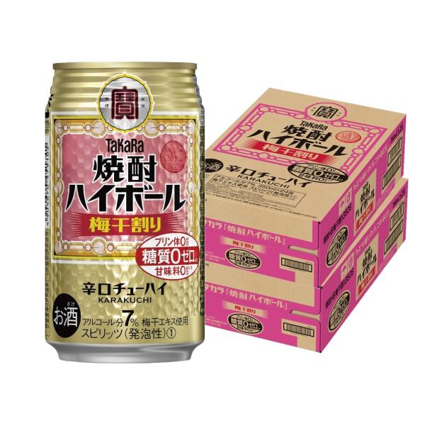 【内容量】350ml【原材料】焼酎、梅干エキス、糖類、香料、酸味料、カラメル色素、アントシアニン色素【アルコール度数】7％【商品特徴】“タカラ「焼酎ハイボール」"は、昭和20年代後半の東京下町で生まれ、チューハイ(酎ハイ)の語源にもなったと...