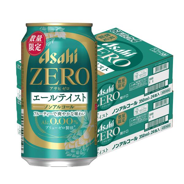 【内容量】350ml【原材料】麦芽（国内製造）、スターチ、麦芽エキス、ホップ、大麦、コーン、米／炭酸、香料【アルコール分】0％【商品特徴】エールビールのようなフルーティーな香りで爽やかな味わいのノンアルコールビールテイスト飲料です。『アサヒ...