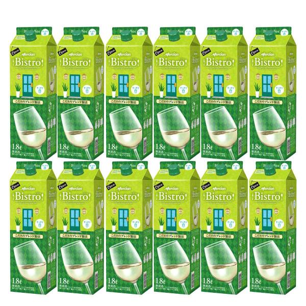 【内容量】1800ml【味わい】中口【色】白【商品特徴】『ビストロ』はいつもの時間をちょっと幸せにしてくれて、気軽に楽しめるデイリーワインです。柑橘系の爽やかな香り、すっきりとした酸味が特長で、ワインが初めての方にもおすすめです。メルシャン...