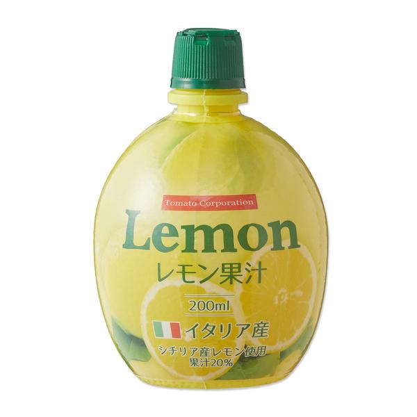 【内容量】200ml【原材料】レモン、クエン酸、保存料（ピロ亜硫酸カリウム）【商品特徴】みずみずしい味わいと香り高くさわやかな風味が特徴のシチリア産レモンを使用しました。食材の味を引き立てる酸味成分や、ビタミンなどの栄養成分がたっぷりのレモ...