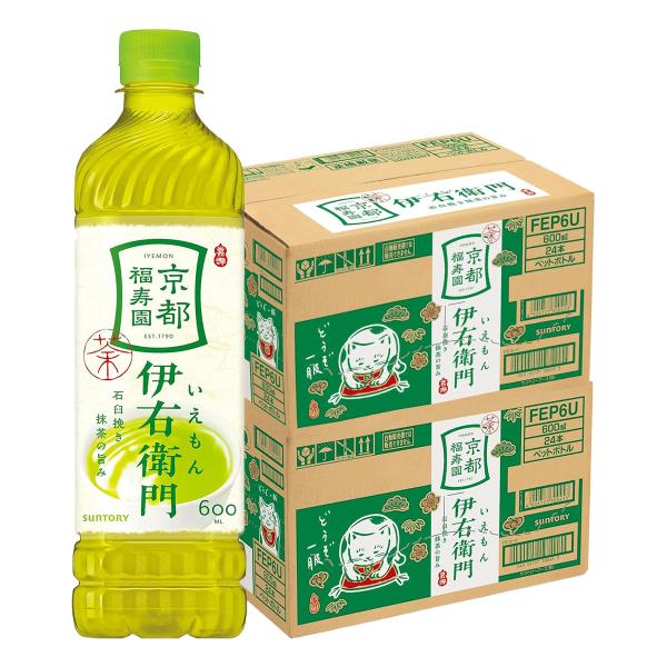 【内容量】600ml【原材料】緑茶（国産）／ビタミンＣ、酵母粉末【商品説明】香りと旨みが特徴である、京都で昔から親しまれてきたお茶の味わいを目指した設計となっています。（1）香り3年以上かけて独自開発した茶葉を新たにブレンドし、さらに香りが...