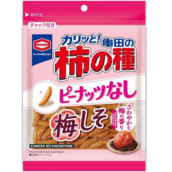 【内容量】91g【原材料】米粉（うるち米（国産））、でん粉、しょうゆ、梅しそシーズニング、砂糖、魚介エキス調味料、たん白加水分解物、こんぶエキス、乾燥梅肉／調味料（アミノ酸等）、加工でん粉、酸味料、ソルビトール、香料、着色料（カラメル、パプ...