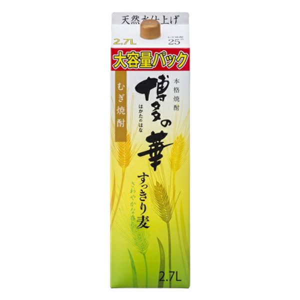 【内容量】2.7L【アルコール分】25％【原材料】麦、麦こうじ【商品特徴】スッキリとしたクリアな口当たりとさわやかな香り。よりすっきりと食事の邪魔をせず、飲み飽きしない本格麦焼酎です。福徳長酒類、福徳長、麦焼酎、リカーBOSS、リカーbos...