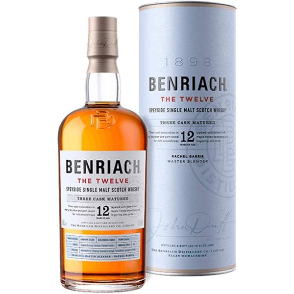 ベンリアック１２年 ザ トゥエルヴ（スリーカスクマチュアード）　 正規 Benriach The Twelve Speyside Single Malt Scotch Whisky Three Dask Matured原産国：イギリス容量：...