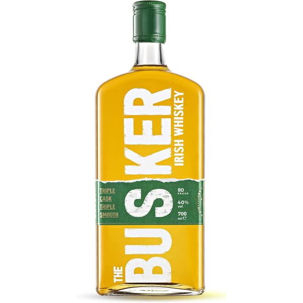 アイリッシュブレンド部門最高賞受賞トロピカルフルーツの香りが味わえる ワンランク上の味わいのアイリッシュバスカーアイリッシュウイスキー　The Busker Irish Whiskey原産国：アイルランド容量：７００ｍｌ度数：４０度　味わい...