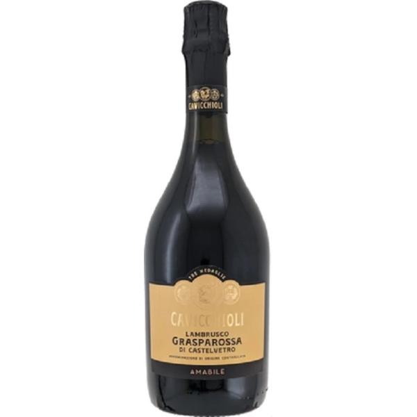 カビッキオーリ ランブルスコ　ロッソ グラスパロッサ　アマービレCAVICCHIOLI　LAMBRUSCO GRASPAROSSA ROSSO AMABILE 【 ワイナリー名 】　カビッキオーリ 【 分 類 】　赤ワイン【 タイプ 】　甘...