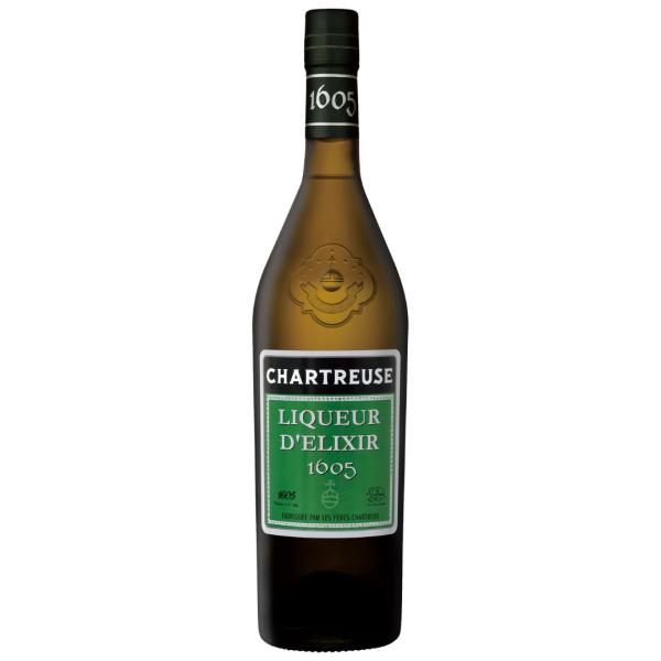 シャルトリューズ・リキュール・デ・エリキシル 1605　正規Ｃｈａｒｔｒｅｕｓｅ　Ｖｅｒｔ 原産国：フランス　容量：７００ｍｌ　度数：５５度シャルトリューズはフレンチアルプスの中の修道院で作られている神秘のリキュール。シャルトリューズの味を...