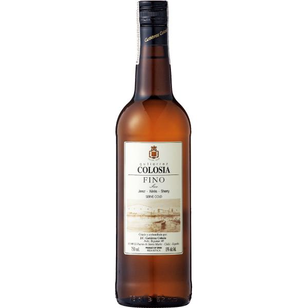 ボデガス・グティエレス・コロシア    シェリー コロシア フィノBodegas Gutierrez Colosia   Colosia Fino原産国：スペイン容量：７５０ｍｌ　度数：１５度　 品種:パロミノ 100%醗酵:ステンレスタン...