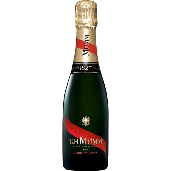 マム コルドン・ルージュ　ハーフボトル　375ｍｌ 箱なし G.H.Mumm Cordon Rouge 375ml【 分 類 】　シャンパン【 タイプ 】　辛口【 品 種 】ピノ・ノワール（45%）シャルドネ（30%）ピノ・ムニエ（25%）...