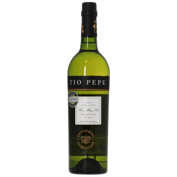 ゴンザレス ビアス　ティオペペ シェリー酒　並行Gonzalez Byass　TIO PEPE　 sherry  原産国：スペイン容量：７５０ｍｌ　度数：１５度　品　種 ：パロミノ100％ゴンザレス・ビアス社の自社畑の、石灰分の含有量の多い...