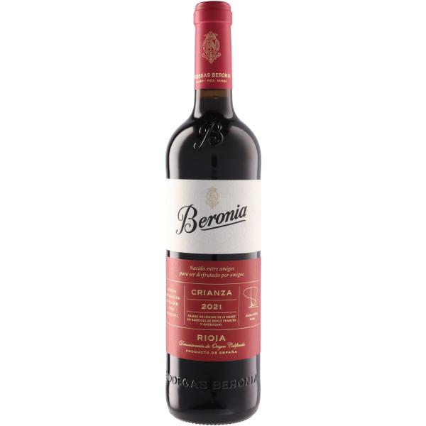 ボデガス・ベロニア　ベロニア クリアンサBODEGAS BERONIA　Beronia Crianza国 :スペイン地方・地区: ラ・リオハ > リオハ・アルタ 品種: テンプラニーリョ 96%/ガルナッチャ 4%醗酵:ステンレスタン...