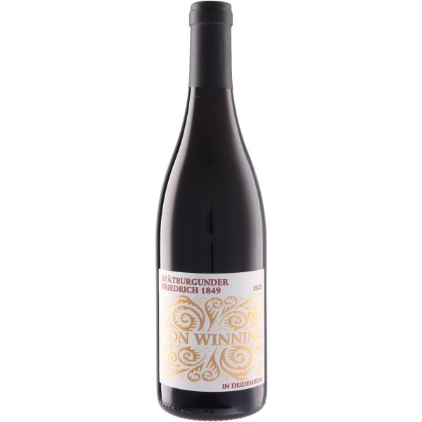 フォン・ウィニング シュペートブルグンダー フリードリッヒ 1849 VT2023Von Winning Spatburgunder Friedrich 1849【 生産者名 】 Von Winning Weingut GmbH    ヴァ...
