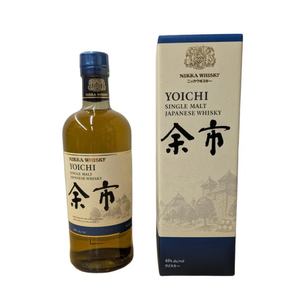ニッカ　シングルモルト余市　新ラベルカートンあり　700ｍｌ 　原産国：日本容量：700ml度数：４５度 創業者・竹鶴政孝がウイスキーづくりの理想の地として選んだ、北海道 余市。 重厚で力強く、複雑で深みのある味わいのシングルモルトウイスキ...