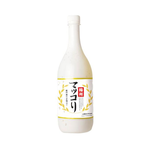 商品説明梨の風味がおいしい飲みやすいマッコリです。よく冷やしてからお召し上がりください。内容量 : 1000ml (1本当たり)原材料名 : 小麦粉、梨、甘味料（アスパルテーム（L−フィニルアラニン化合物）アルコール度数 : 6％保存方法 ...