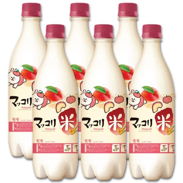 内容量 : 750ml (1本あたり)アルコール分 : 3% 原材料 : 米、酵母、麹、果糖、二酸化炭素、クエン酸、モモ香料、モモ濃縮液、乳酸、甘味料（アスパルテーム・L-フェニルアラニン化合物） 原産国 : 韓国保存方法 : 直射日光、高...