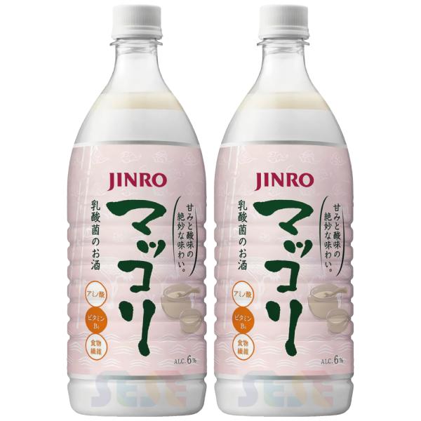 甘みと酸味が絶妙な味わい。韓国伝統の乳酸菌のお酒 JINRO マッコリ内容量 : 1000ml(1本当たり)種類 : リキュールアルコール分 : 6%原材料 : 小麦粉、米、小麦麹、オリゴ糖、甘味料原産国 : 韓国賞味期限 : 別途表記保存...