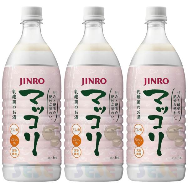 甘みと酸味が絶妙な味わい。韓国伝統の乳酸菌のお酒 JINRO マッコリ内容量 : 1000ml(1本当たり)種類 : リキュールアルコール分 : 6%原材料 : 小麦粉、米、小麦麹、オリゴ糖、甘味料原産国 : 韓国賞味期限 : 別途表記保存...