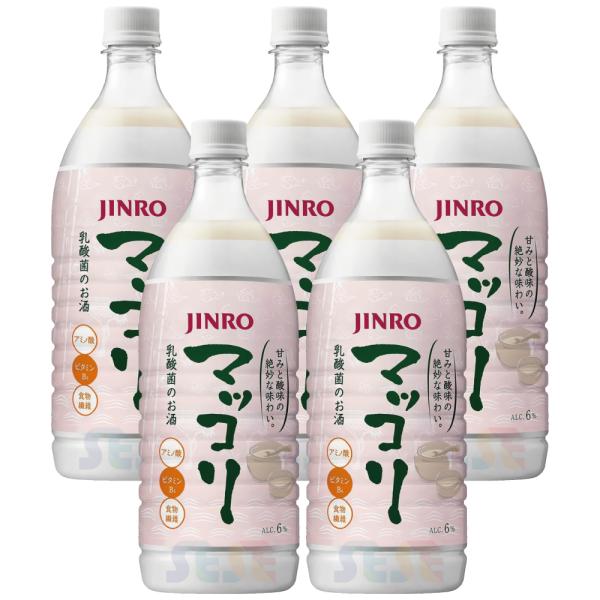 甘みと酸味が絶妙な味わい。韓国伝統の乳酸菌のお酒 JINRO マッコリ内容量 : 1000ml(1本当たり)種類 : リキュールアルコール分 : 6%原材料 : 小麦粉、米、小麦麹、オリゴ糖、甘味料原産国 : 韓国賞味期限 : 別途表記保存...