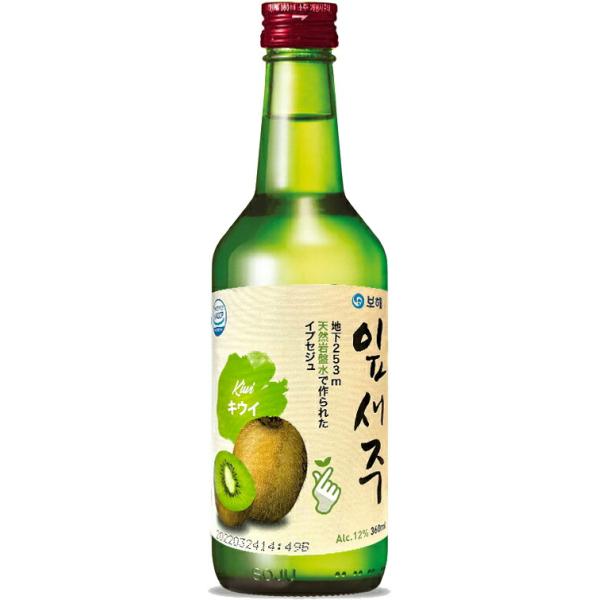 商品説明キウイ香る、飲みやすい韓国焼酎。冷蔵庫でしっかり冷やして飲むとより美味しいです。内容量 : 360ml (1本当たり)原材料名 : 甘味料（果糖）酸味料、香料アルコール度数 : 12%保存方法 : [常温]直射日光、高温多湿を避けて...