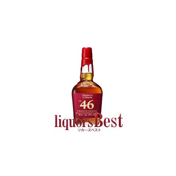 酒名は、メーカーズマーク蒸留所の数あるレシピの中の46番目のレシピを採用したことに由来しています。完全に熟成させた原酒を樽に払い出し、その樽に焦がしたオークの棒10本を挿入(インナーステイヴ）し、さらに数か月の熟成後、目指す味わいに仕上がっ...