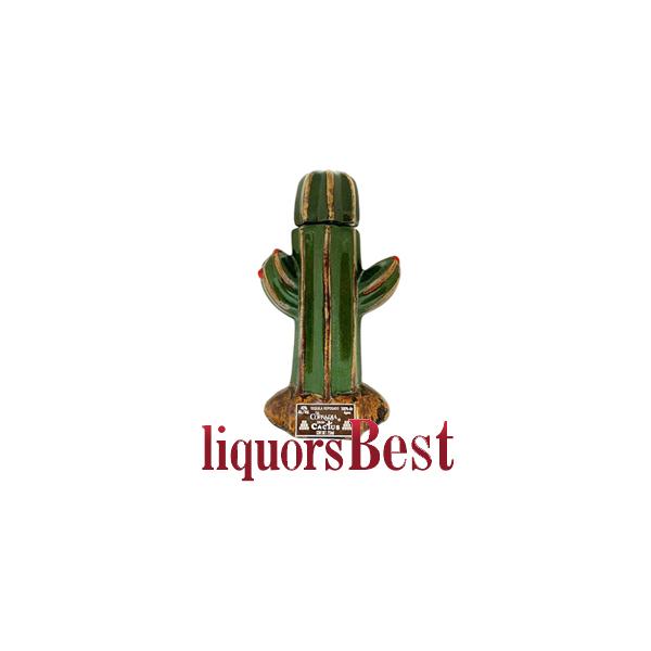 サボテン型の陶器に入ったレポサド・テキーラです。100％アガベから作られた熟成テキーラをホワイトオーク樽で6ヶ月間熟成。この熟成プロセスにより、アガベとオークの風味が口の中で絶妙なバランスとなります。香り： トフィー、オーク、ドライフルーツ...