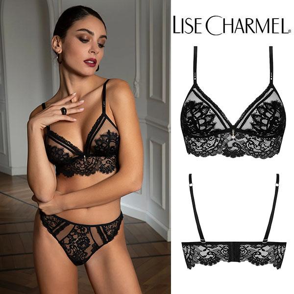 【セクシー】【高級感】【ギフトにおすすめ】素材：96% ナイロン, 4% ポリウレタンノンワイヤー三角ブラLigne-J35 Desirs de Venise：ヴェニスの欲望イタリアのクチュール・レースで官能的に肌を露わにするセクシーなライ...