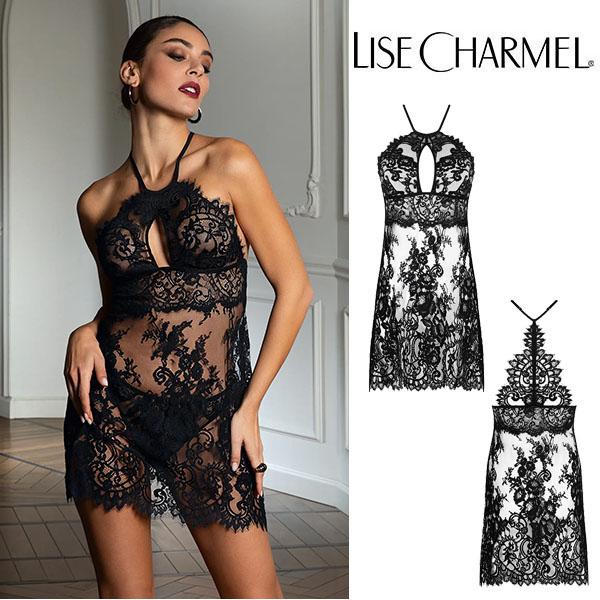 【セクシー】【高級感】【ギフトにおすすめ】素材：99% ナイロン, 1% ポリウレタン原産国：ブルガリアまたはチュニジア　※この商品はフランスでデザインされたものです。ベビードール。ジャカードレース編みのドレスレース。Ligne-J35 D...