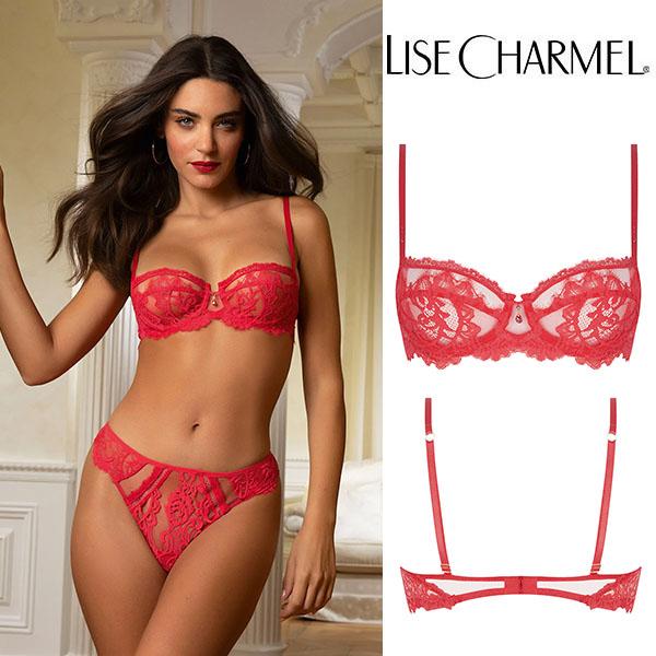 【セクシー】【高級感】【ギフトにおすすめ】素材(Bカップ)：96% ナイロン, 4% ポリウレタン原産国：ブルガリアまたはチュニジア　※この商品はフランスでデザインされたものです。ワイヤー入りのパッドなし3/4カップブラ。商品画像はＢカップ...