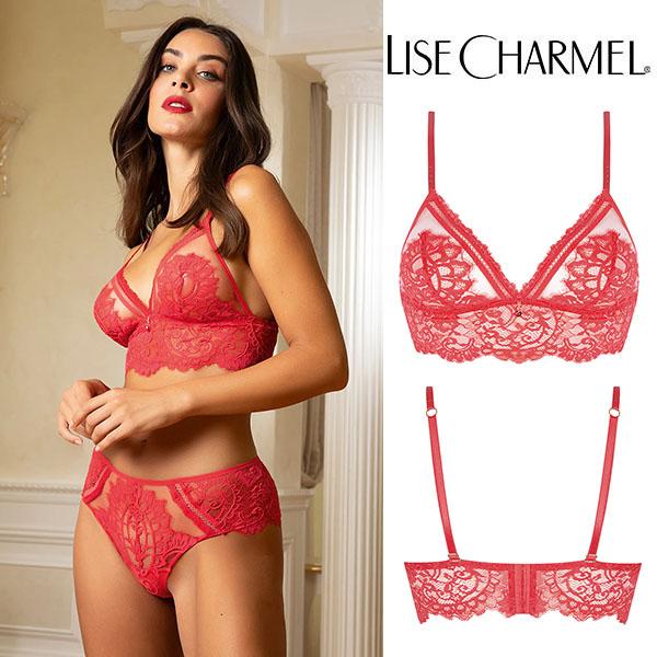 【セクシー】【高級感】【ギフトにおすすめ】素材：96% ナイロン, 4% ポリウレタンノンワイヤー三角ブラLigne-J35 Desirs de Venise：ヴェニスの欲望イタリアのクチュール・レースで官能的に肌を露わにするセクシーなライ...