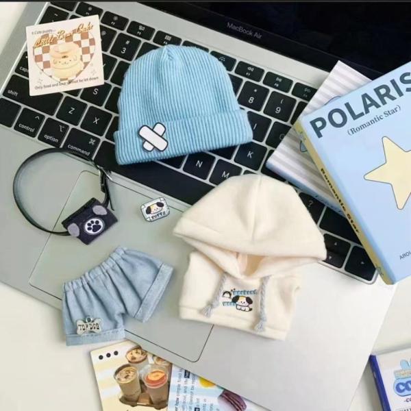 商品名：10cmぬいぐるみ用着せ替え衣装セット（＊ぬいぐるみは付いておりません。）可愛さ溢れる10cmぬいぐるみ専用の着せ替え衣装セットですサイズ：対応サイズ：10cmぬいぐるみ用。★商品の色は、撮影時の光や、お客様のモニターの色具合などに...