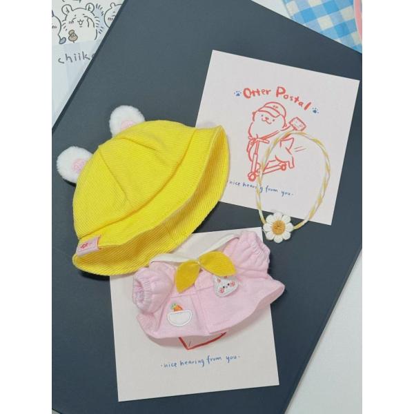 商品名：10cmぬいぐるみ用着せ替え衣装セット（＊ぬいぐるみは付いておりません。）可愛さ溢れる10cmぬいぐるみ専用の着せ替え衣装セットですサイズ：対応サイズ：10cmぬいぐるみ用。★商品の色は、撮影時の光や、お客様のモニターの色具合などに...