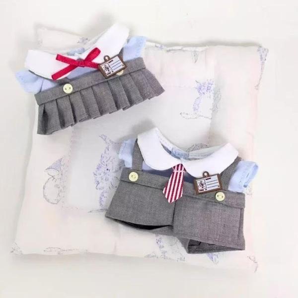 商品名：10cmぬいぐるみ用着せ替え衣装セット（＊ぬいぐるみは付いておりません。）可愛さ溢れる10cmぬいぐるみ専用の着せ替え衣装セットですサイズ：対応サイズ：10cmぬいぐるみ用。★商品の色は、撮影時の光や、お客様のモニターの色具合などに...