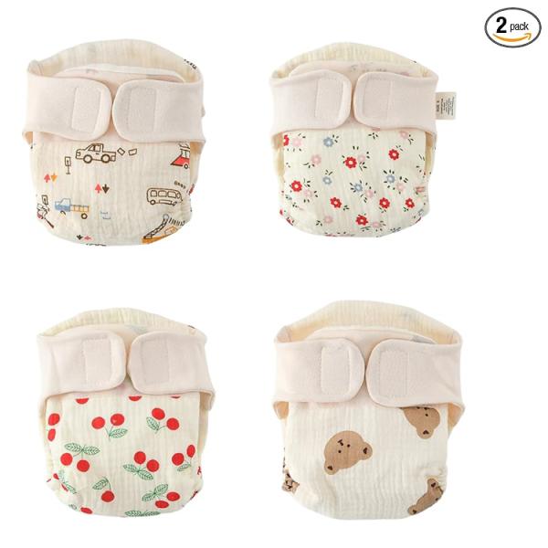 ・サイズ調節ができて買い替え不要のオムツカバー ・おむつカバーに見えない洋服のような可愛いデザイン♪・股上はスナップボタンで3段階に調節可・M-34*43cm（3-9个月）・L-43*47cm（9-15个月）・防水加工もされていますので漏れ...