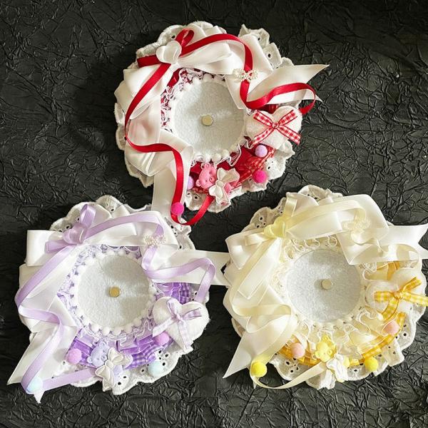 商品内容缶バッジロゼット注意：缶バッジは付きません。【サイズ】直径約58mmの缶バッジ適用【産地】中国★商品の色は、撮影時の光や、お客様のモニターの色具合などにより、実際の商品と異なる場合がございます。あらかじめ、ご了承ください。★同じ商品...