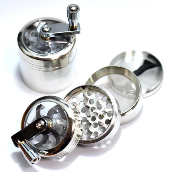 4層式高性能グラインダー(ハンドル付)