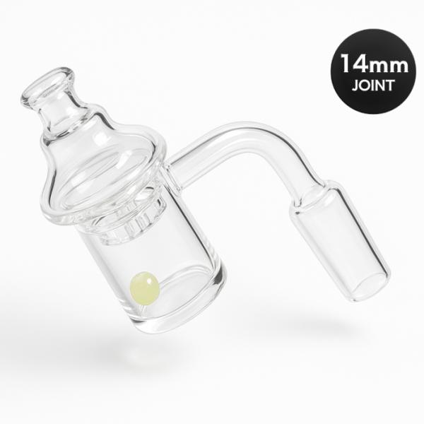 クォーツバンガー ダブリグ ワックス WAX ボング 用 ガラスネイル キャップ 付 14mm ジョイント CBD 等 喫煙具