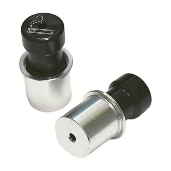 車用 シークレットケース !? 喫煙 パイプ 2in1 穴を塞げば隠し収納ケースに 喫煙具 ドライハーブ シャグ 葉タバコ 用 シガーソケット スタッシュ セーフ 隠しケース