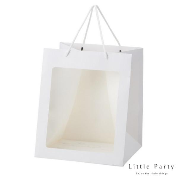 ◆商品内容◆ギフト用クリアバッグ窓付きタイプサイズ H30×W25×D25cm◆商品説明◆バルーンギフト等プレゼントを入れるのにぴったりなマチ付きバッグ。中身が見える窓付きのデザインです。[用途]バルーンギフト 結婚祝い 結婚式 祝電 開店...