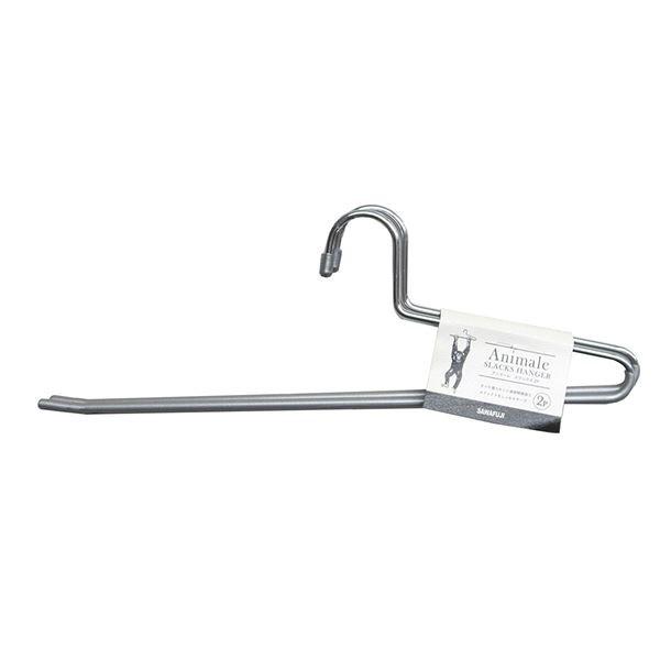 【商品名】 (まとめ) 衣類ハンガー/スラックスハンガー 【2本組 シルバー】 コンパクト スリム 『アニマーレ』 【×20個セット】 【ジャンル・特徴】 ハンガー スーツハンガー ズボンハンガー パンツハンガー 洋服掛け 衣類掛け 衣類収...