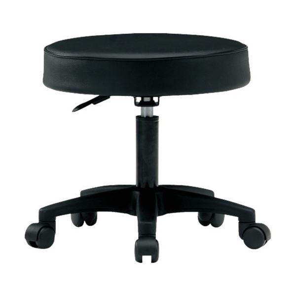 【商品名】 藤沢工業 作業用チェア ビニールレザーブラック ガスシリンダー FTY-20-BK 1脚 組立品 【ジャンル・特徴】 キャスター付脚で効率の良い作業が可能です。 [ FTY-20-BK ]