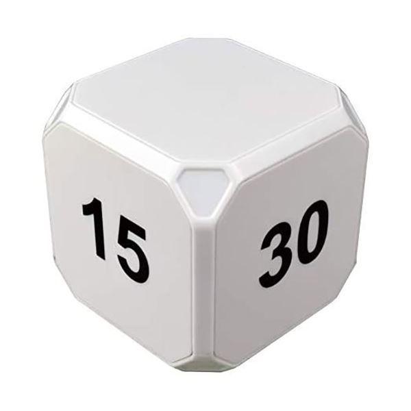 【商品名】 Datexx TimeCubePlus タイムキューブプラス プリセットタイマー 5・15・30・60分 ホワイト DF-43 【ジャンル・特徴】 時間の管理に最適なサイコロ型タイマー！ [ DF-43 ]