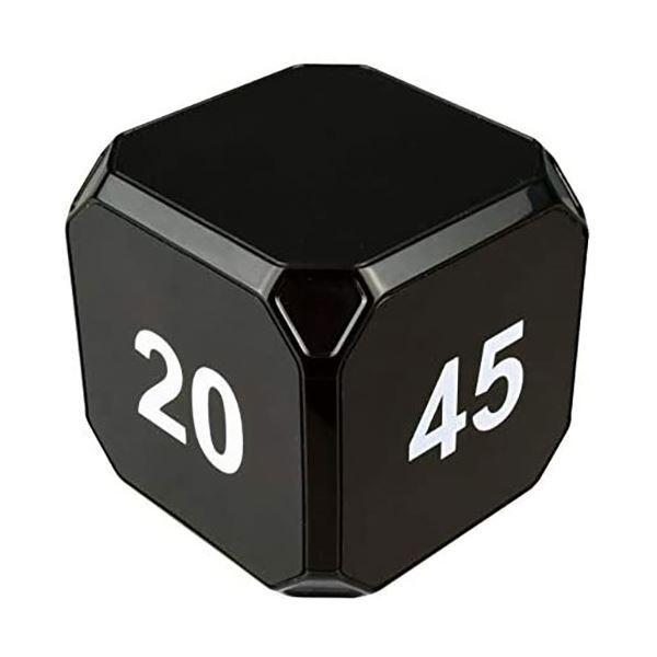 【商品名】 Datexx TimeCubePlus タイムキューブプラス プリセットタイマー 2・10・20・45分 ブラック DF-49 【ジャンル・特徴】 時間の管理に最適なサイコロ型タイマー！ [ DF-49 ]