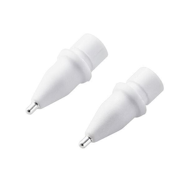 【商品名】 エレコム Apple Pencil 交換ペン先/2個入り/金属製/極細 P-TIPAP01 【ジャンル・特徴】 ※iPadには必ず液晶保護フィルムを貼ってご使用ください。 [ P-TIPAP01 ]