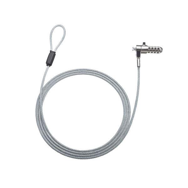 【商品名】 サンワサプライ nanoスロット対応セキュリティワイヤー・ダイヤル錠 SLE-40S  [ SLE-40S ]